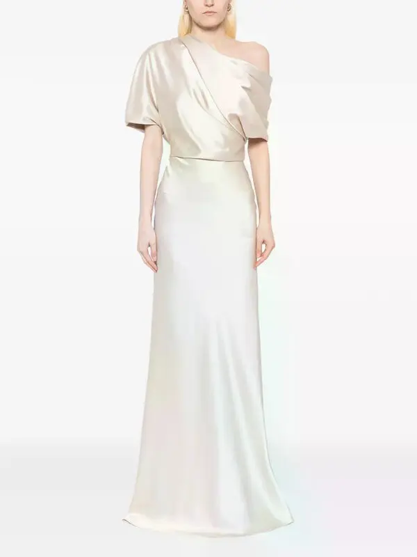 Amsale Slouch Maxi Dress