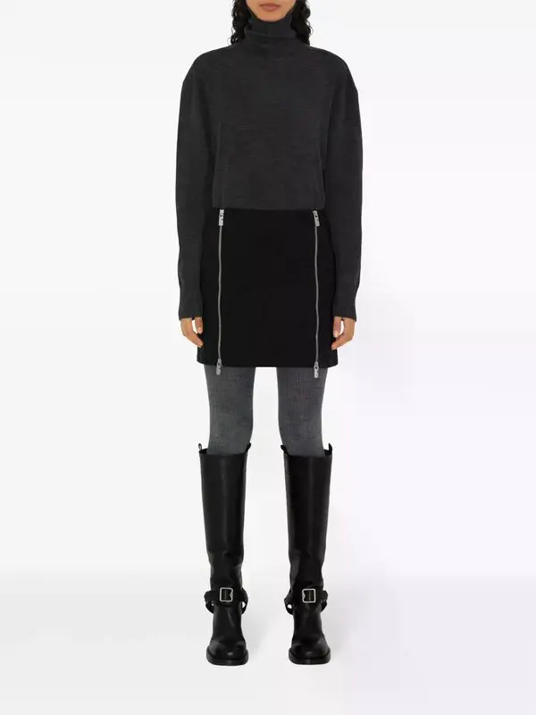 Burberry Quilted Mini Skirt