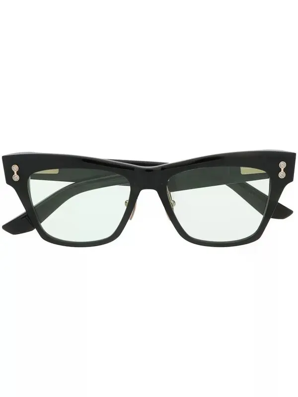 AKONI Sagitta Square Frame Eyeglasses - Black
