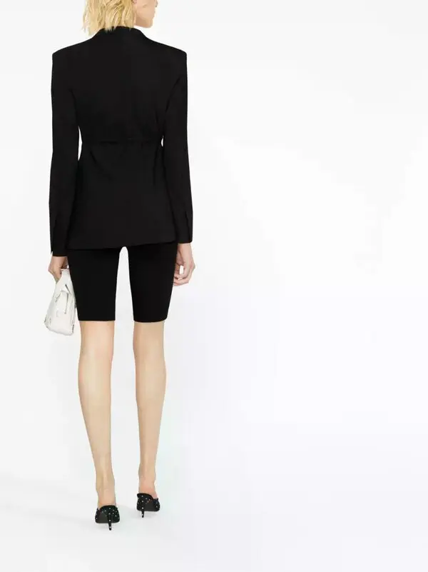 NENSI DOJAKA Belted Wool-blend Blazer