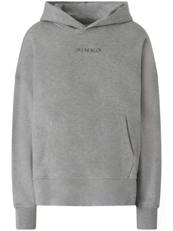 Pinko Embroidered Hoodie - Grey
