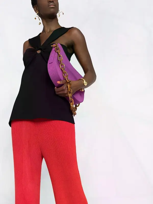 Stella McCartney Rib-knit Wide Leg Trousers