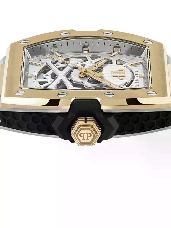 Philipp Plein The Skeleton 44mm Watch - Silver