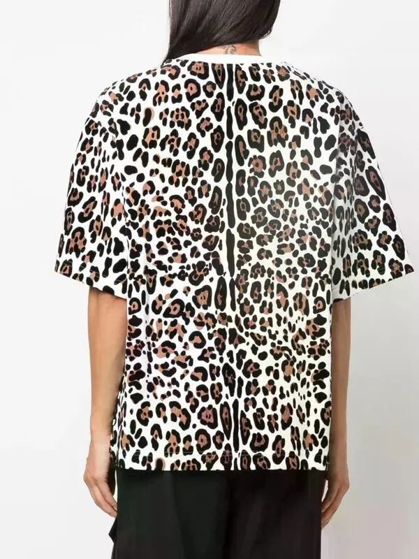 Dolce & Gabbana Leopard Print Cotton T-shirt