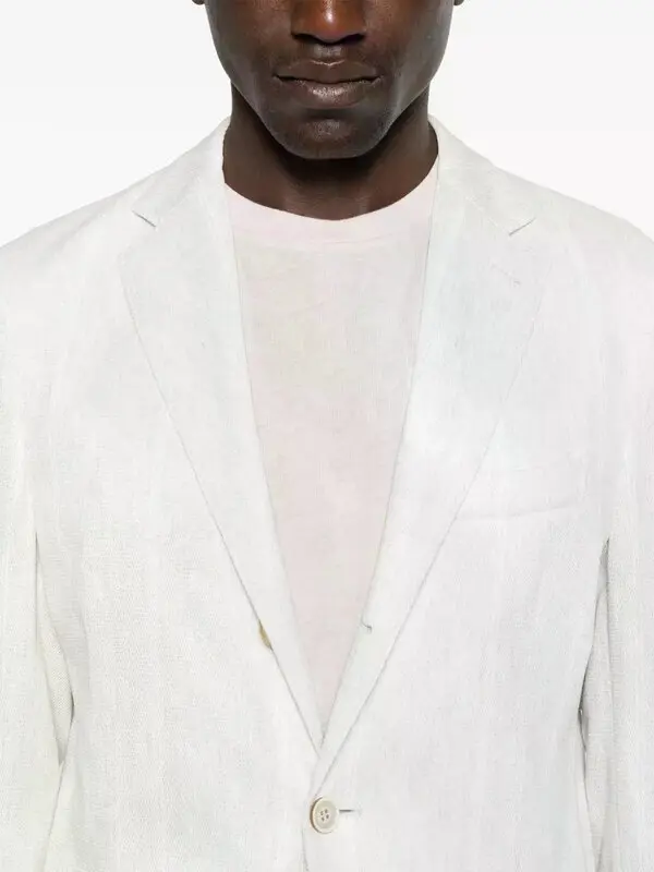 Eleventy Notched-lapels Bazer - Grey