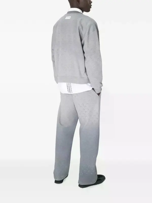 MARINE SERRE Moon Faded Fleece Oversized Sweatshirt