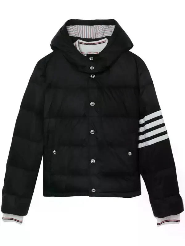 Thom Browne 4-bar Hooded Puffer Jacket
