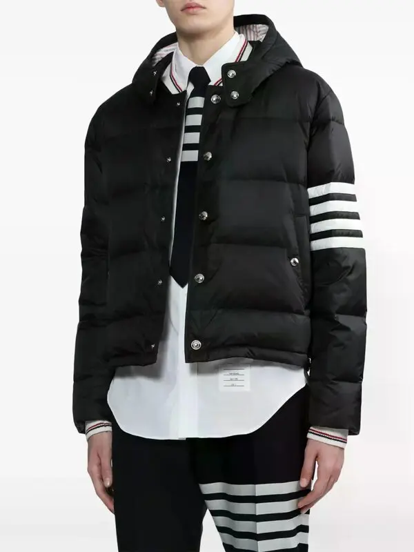 Thom Browne 4-bar Hooded Puffer Jacket