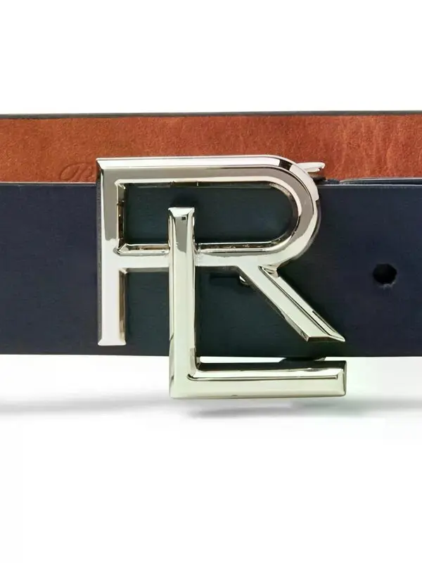 Ralph Lauren Logo Buckle Leather Belt
