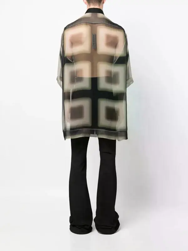 Rick Owens Semi-sheer Silk Shirt