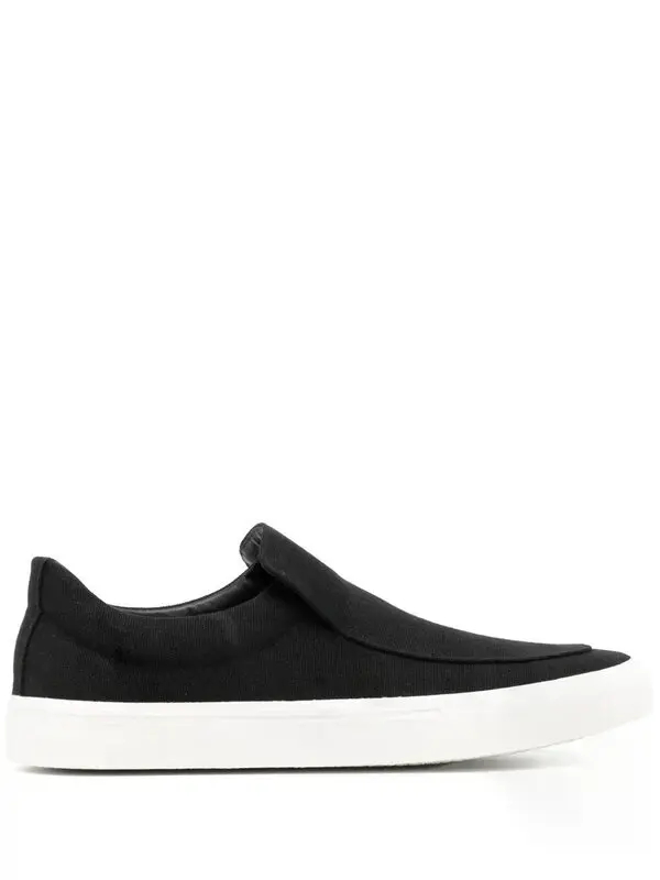 JAMES PERSE Coastal Canvas Slip-on Sneakers - Black