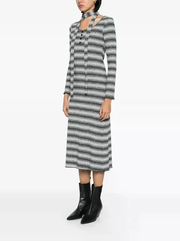 TOUT A COUP Striped Knit Dress