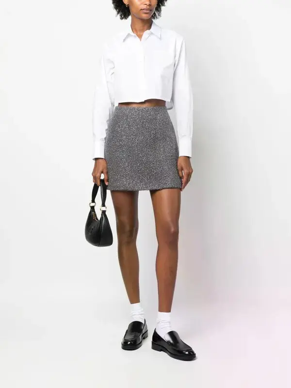 PATOU Textured Knit Mini Skirt
