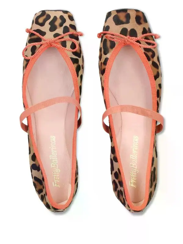 Pretty Ballerinas Leopard Print Ballerina Flats