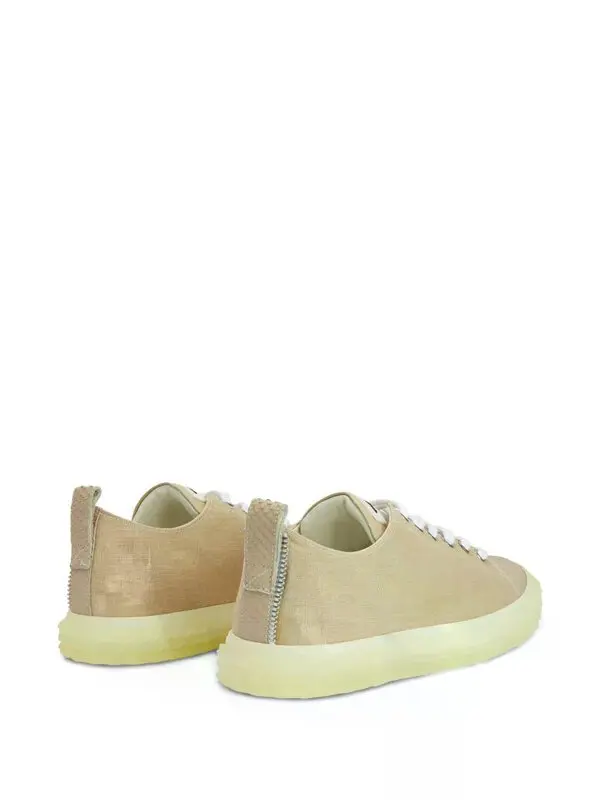 GIUSEPPE ZANOTTI Lace-up High-top Sneakers - Neutrals