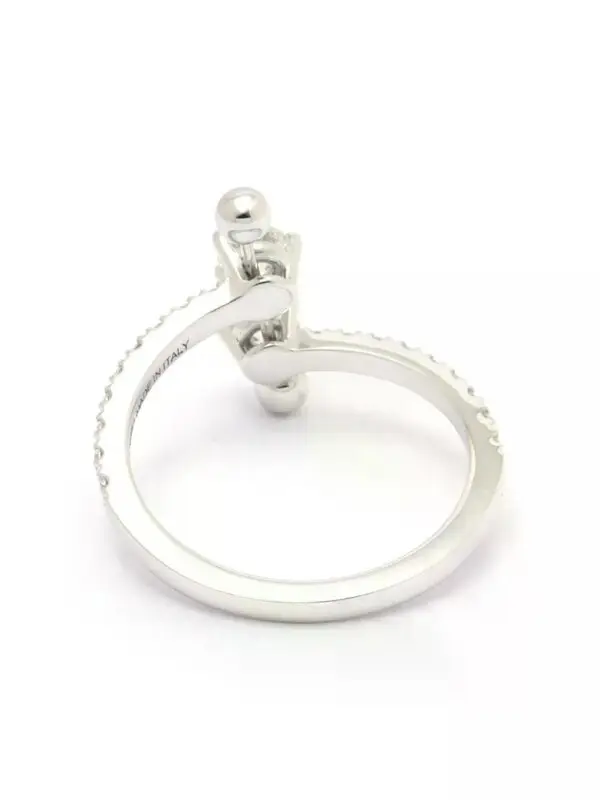 Delfina Delettrez 18kt White Gold Diamond Ring - Silver