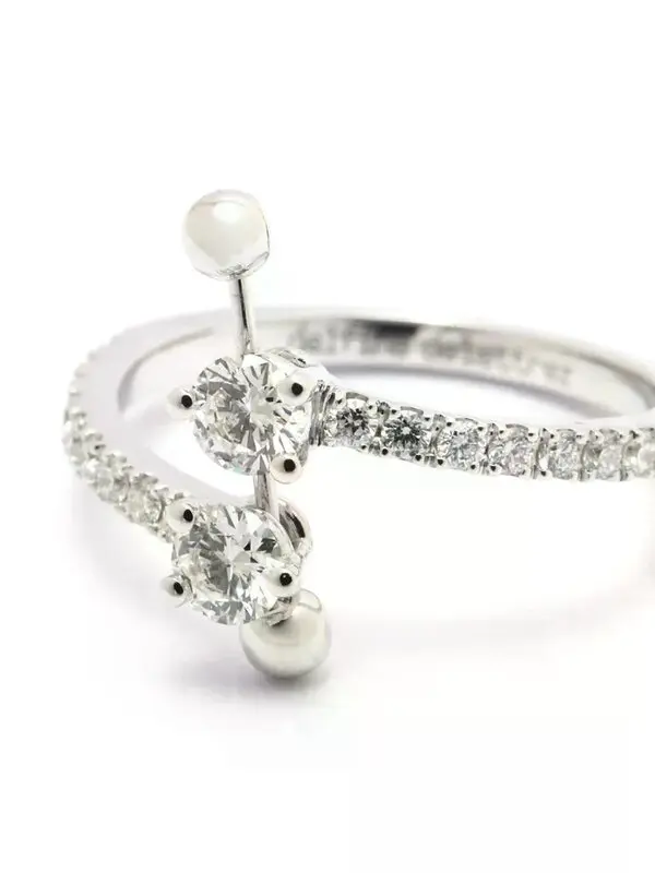 Delfina Delettrez 18kt White Gold Diamond Ring