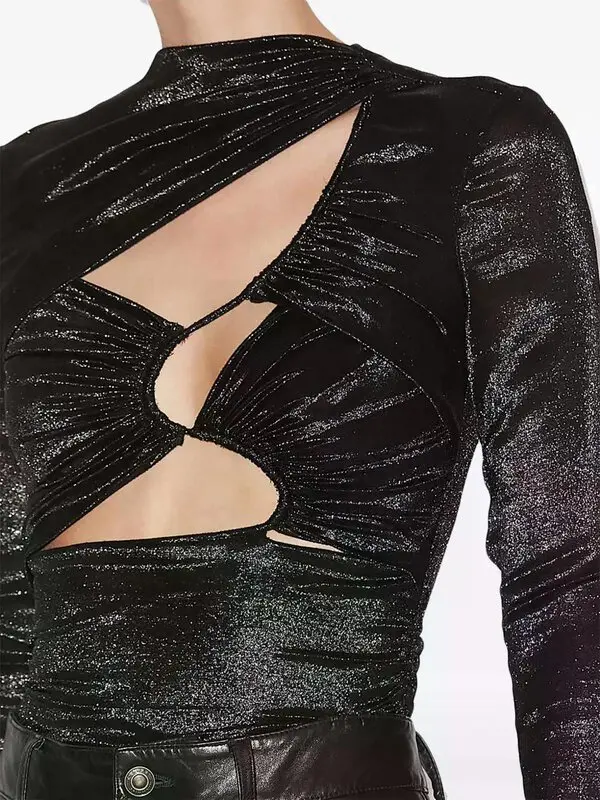 Isabel Marant Étoile Silk Blend Lurex Top