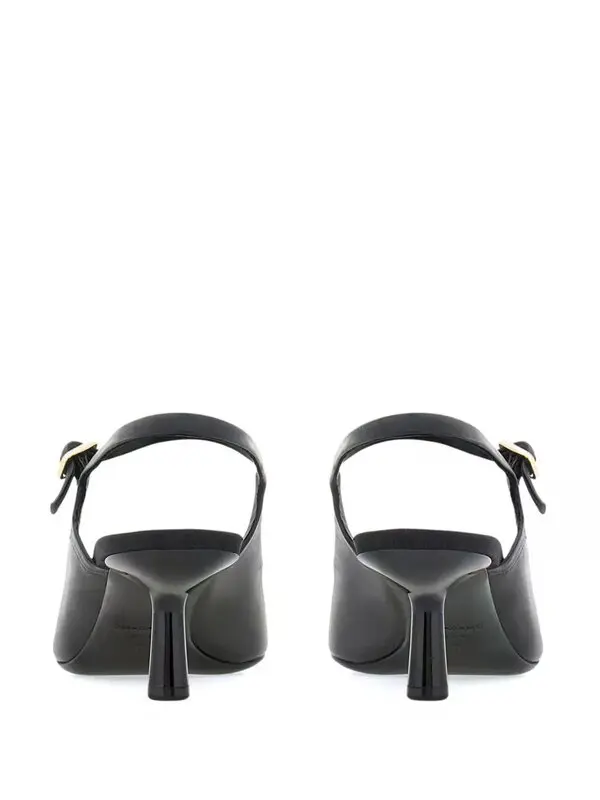 FERRAGAMO 55mm Bow Detail Slingback Pumps