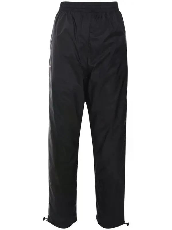 PANGAIA Logo Print Track Pants - Black
