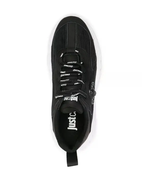 Just Cavalli Tiger Head Motif Low-top Sneakers