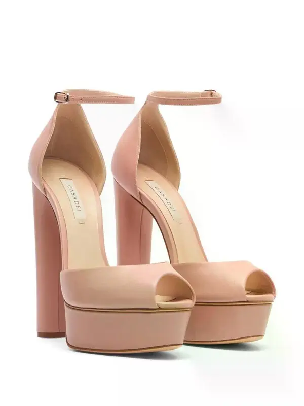 Casadei 140mm Flora Sandals - Pink