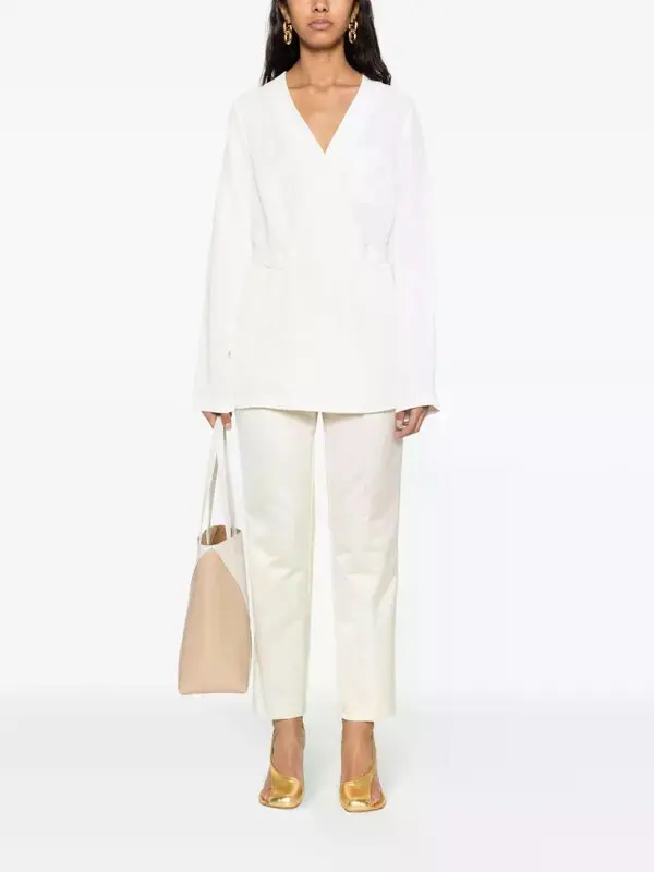 Fabiana Filippi Tailored Satin Trousers
