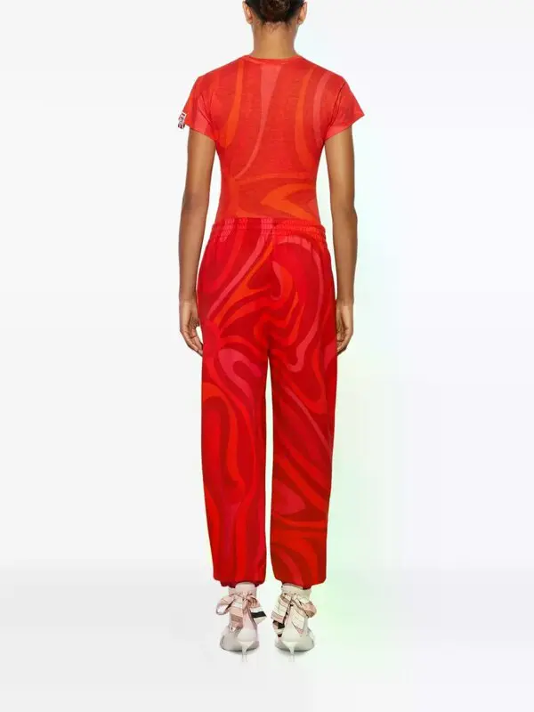 Emilio Pucci Abstract Print T-shirt - Red
