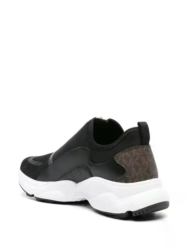 Michael Kors Sami Zip-up Scuba Sneakers - Black