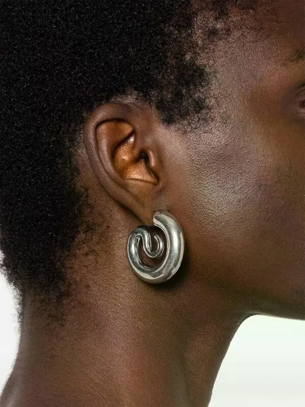 PANCONESI Small Serpent Earrings - Silver