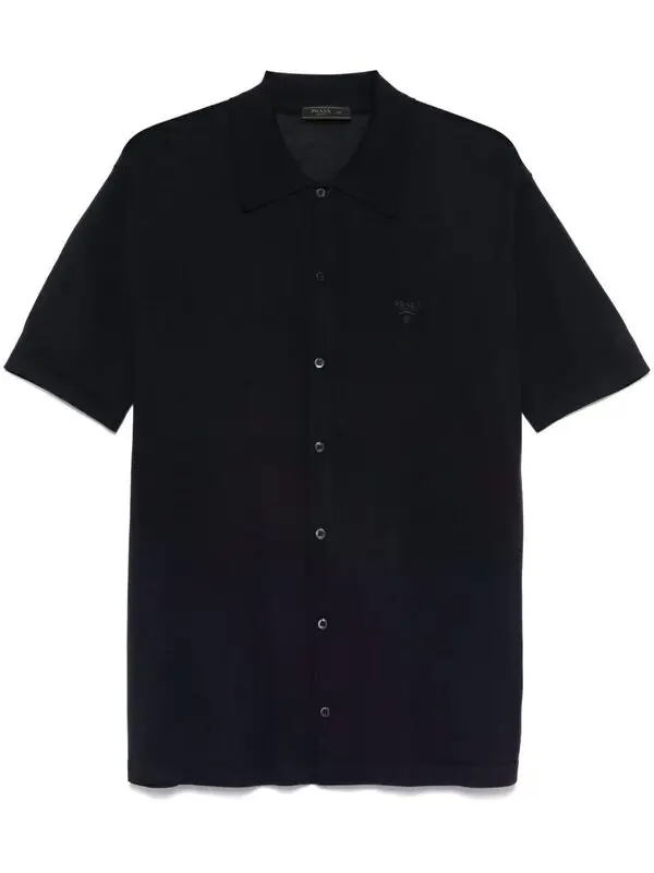Prada Logo-embroidered Shirt