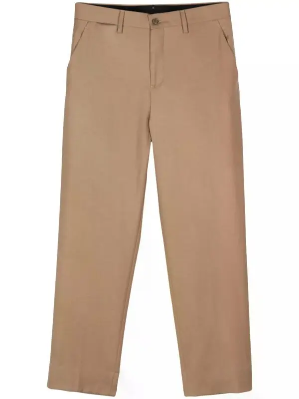 BRIGLIA 1949 Virgin Wool Trousers - Brown