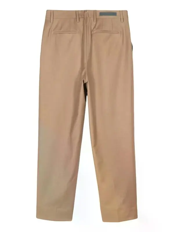 BRIGLIA 1949 Virgin Wool Trousers - Brown