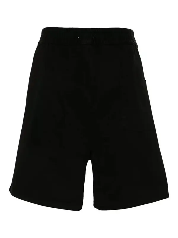 3.PARADIS Stud-embellished Cotton Bermuda Shorts - Black