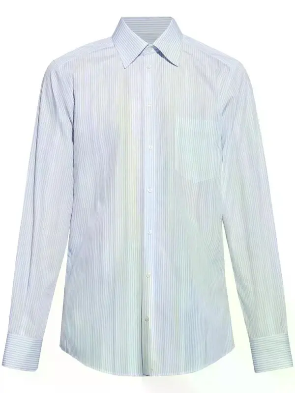 Dolce & Gabbana Striped Cotton Shirt - Blue