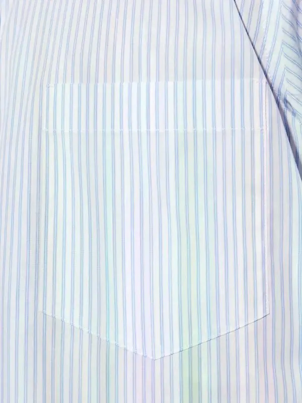 Dolce & Gabbana Striped Cotton Shirt - Blue