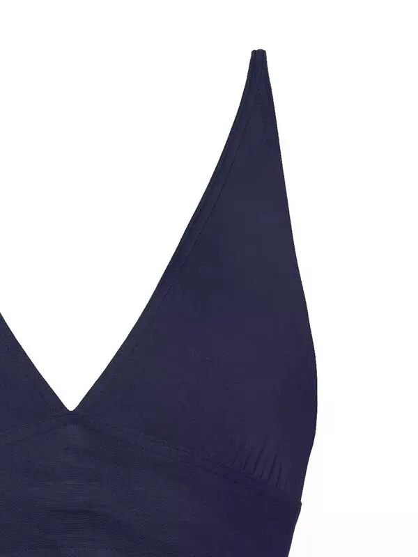 ERES Larcin Plunge Neck One-piece Swimsuit - Blue