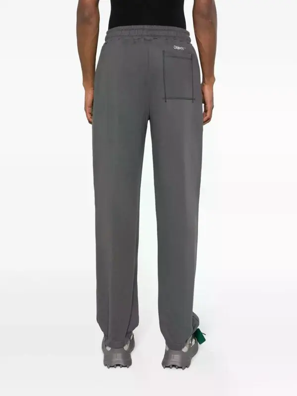 OBJECTS IV LIFE Logo Print Cotton Track Pants