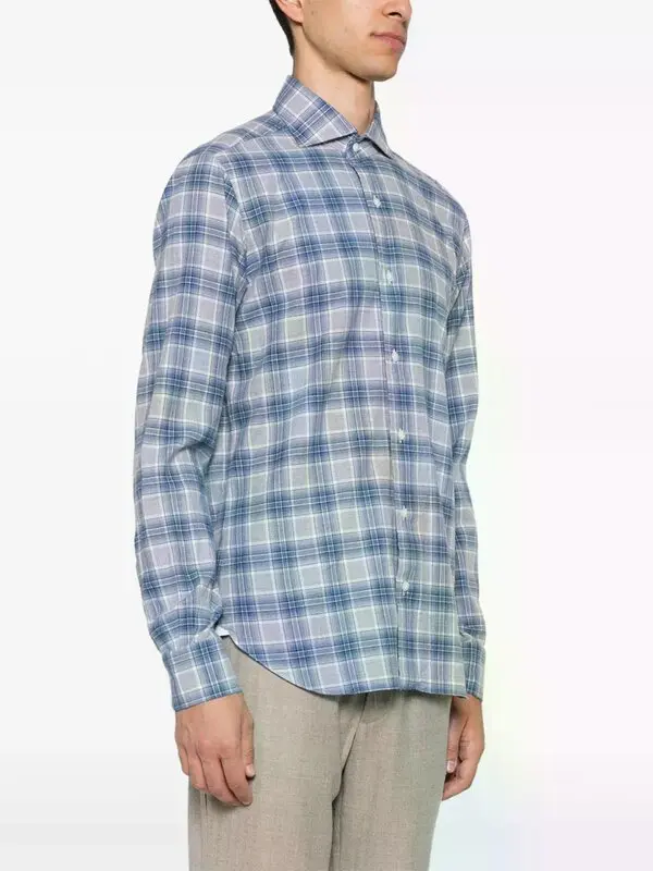 BARBA NAPOLI Checked Shirt