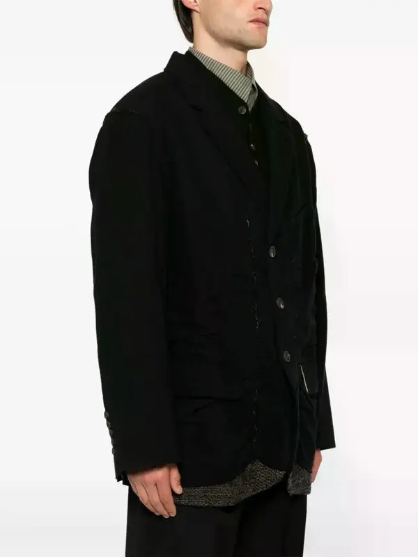 ZIGGY CHEN Twill Blazer - Black