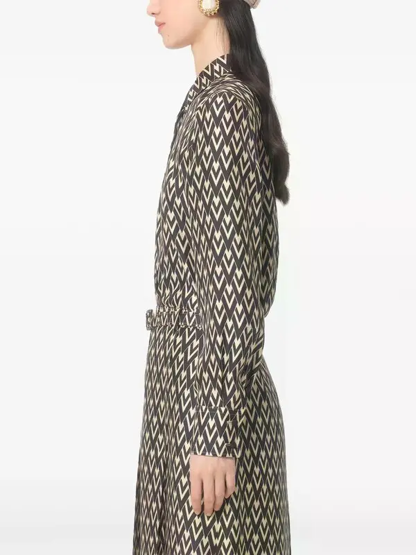 Valentino Garavani Monogram Silk Shirt
