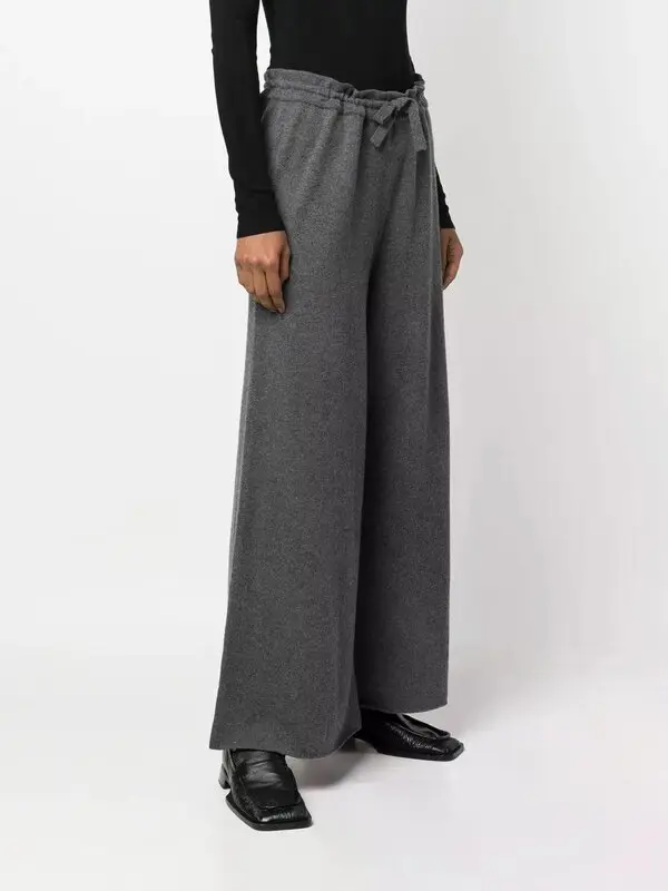 JIL SANDER Drawstring Waist Cashmere Trousers