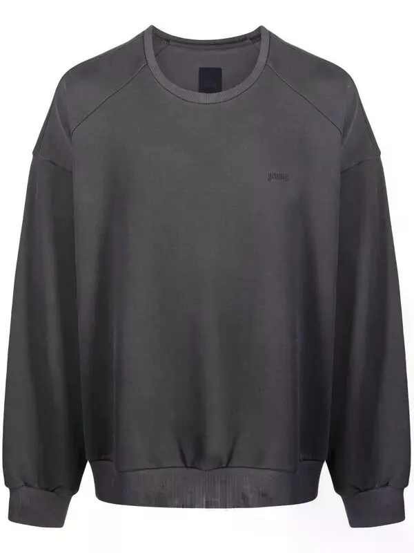JUUN.J Logo-print Cotton Sweatshirt - Grey