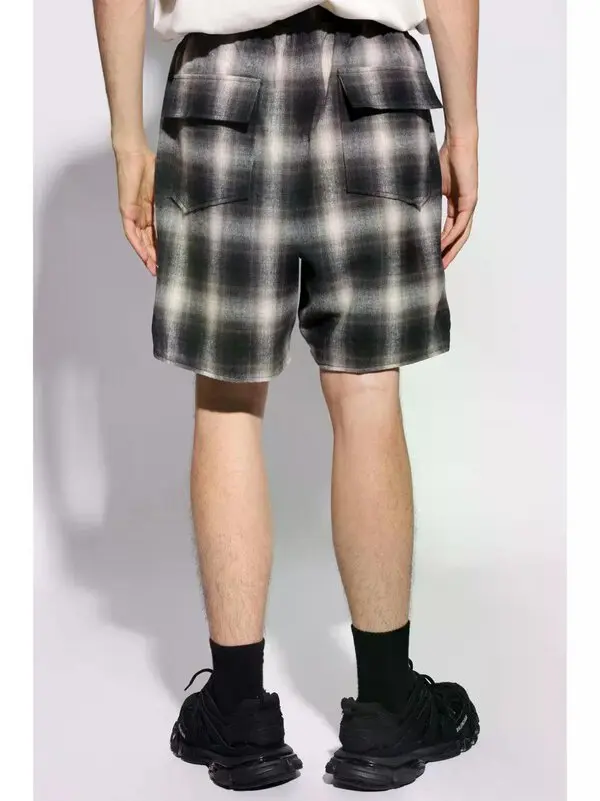 Rhude Check-print Track Shorts