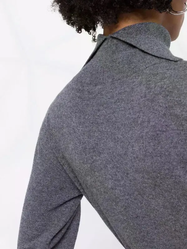 JIL SANDER Cashmere Roll-neck Jumper - Grey
