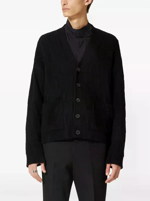 Valentino Garavani Toile Iconographe Wool Cardigan