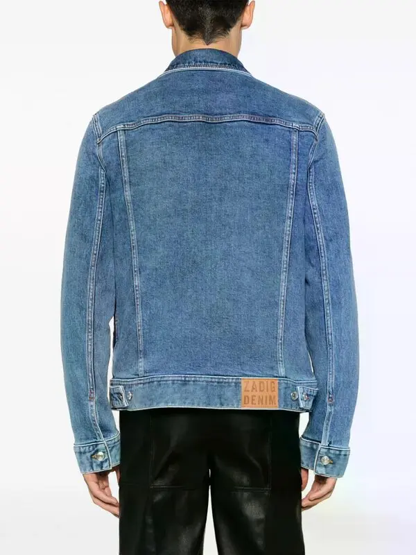 Zadig&Voltaire Colour-block Stretch-cotton Denim Jacket