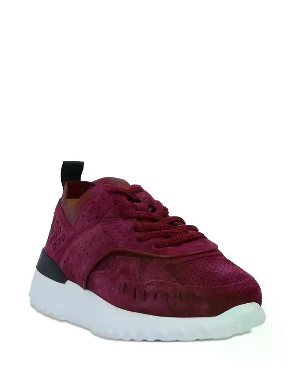 TOD'S Perforated Sneakers - Red