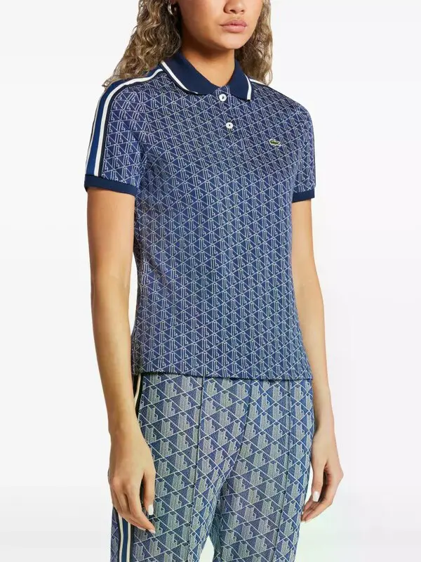 Lacoste Logo-embroidered Cotton Polo Top