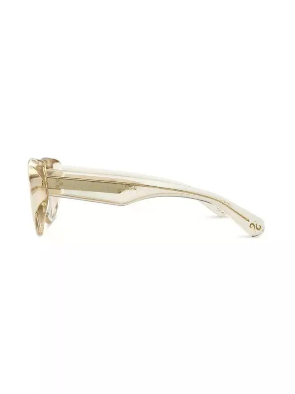 MR. LEIGHT Reveler Oval-frame Sunglasses - Neutrals